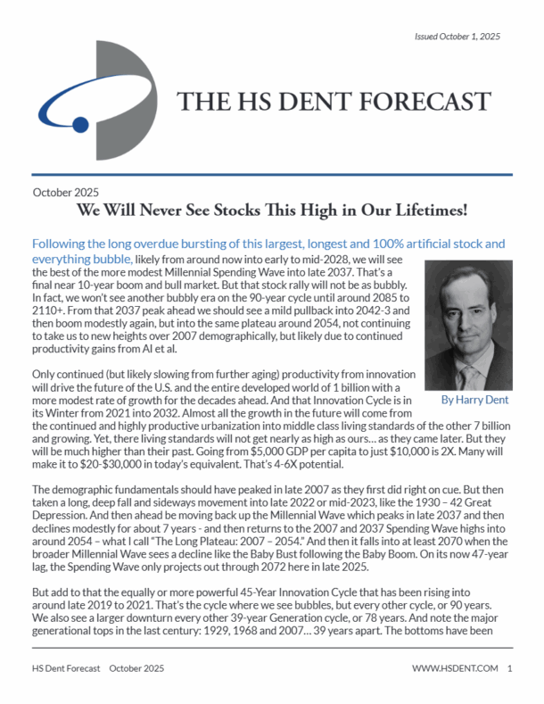The HS Dent Forecast | HSD Publishing